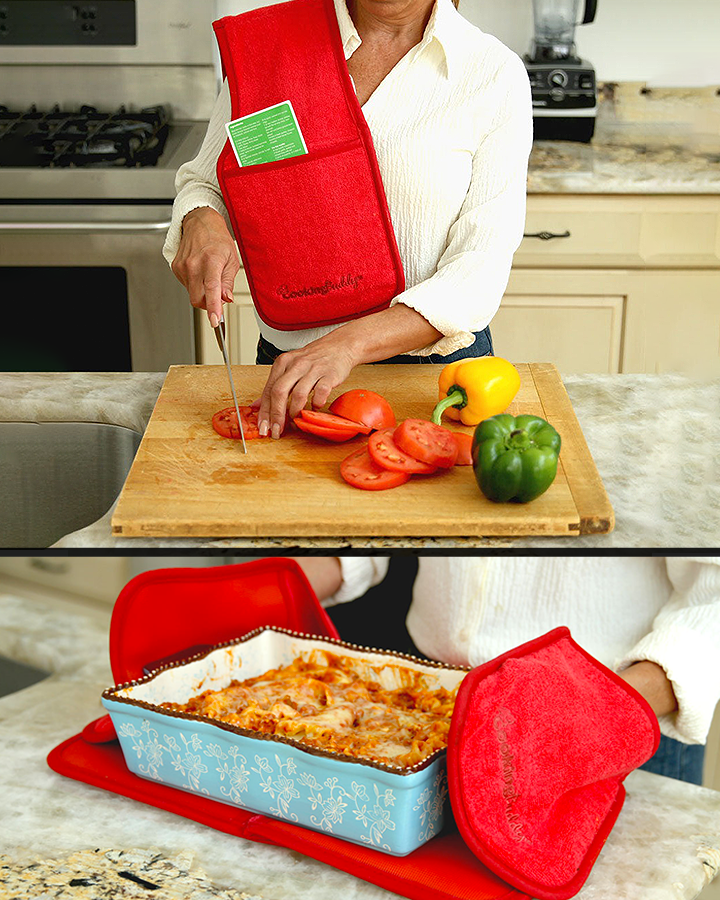 The Cooking Buddy® (Pot Holder, Towel, Trivet, & More) – CAMPANELLI